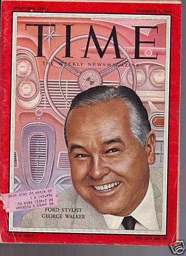 Time Magazine Ford Stylist George Walker 1957 | eBay