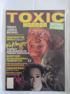 TOXIC HORROR MAGAZINE - ISSUE NO 1- 1989 | eBay