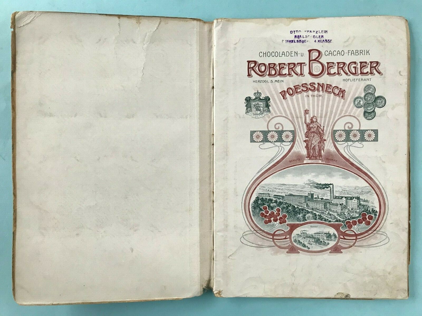 Reklame Jugendstil Berger´s Sammelalbum 3 vollständig Robert Berger ...