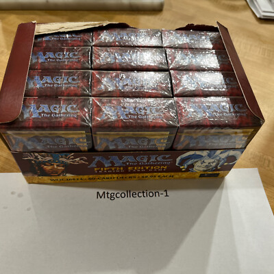 Magic the Gathering Fifth 5th Edition Starter Display Box MTG | eBay