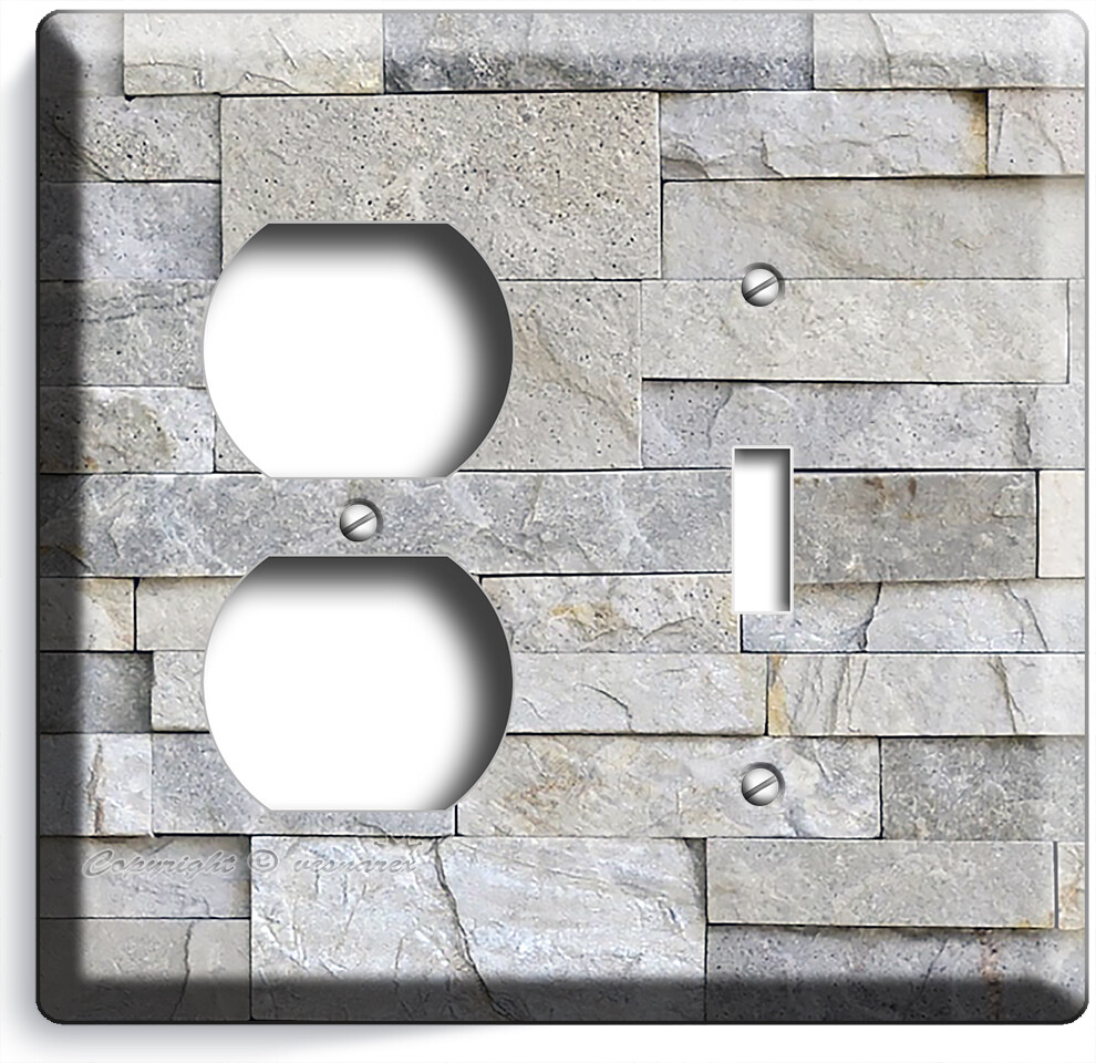 Decorative Stone Light Switch Plates | Shelly Lighting
