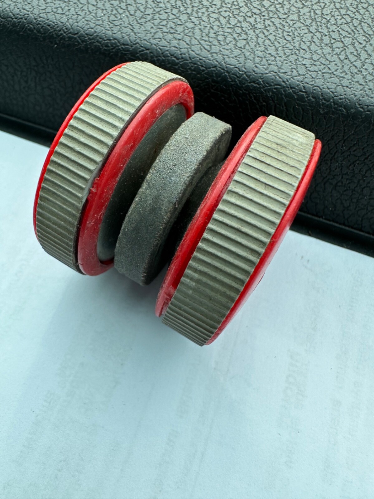 Vintage Bakelite ROLIT Rolling Knife Sharpener Sharpening Stone Grinder ...