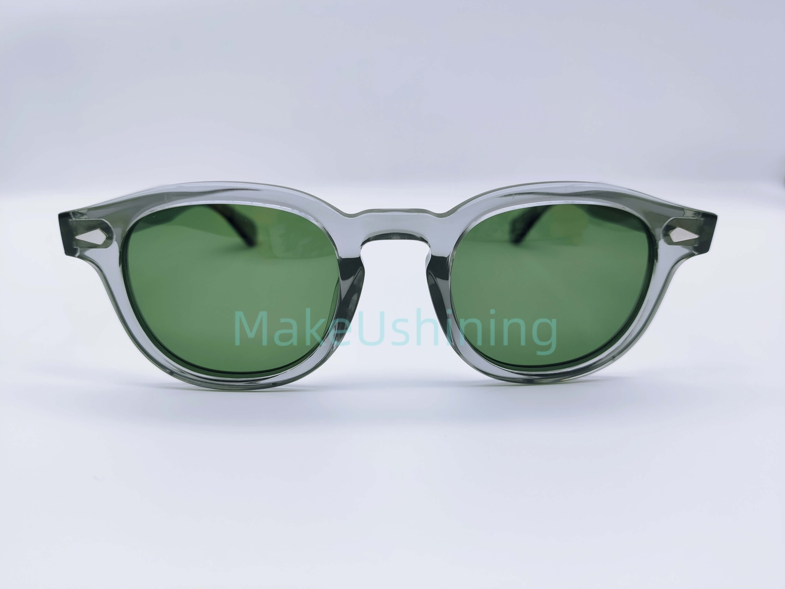 MOSCOT Lemtosh Sunglasses Light Grey Frame G15 Green Lenses 46-24-145 ...