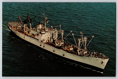 Postcard US Navy Ship - USNS Rigel (T-AF 58) - Refrigerated Store Ship ...