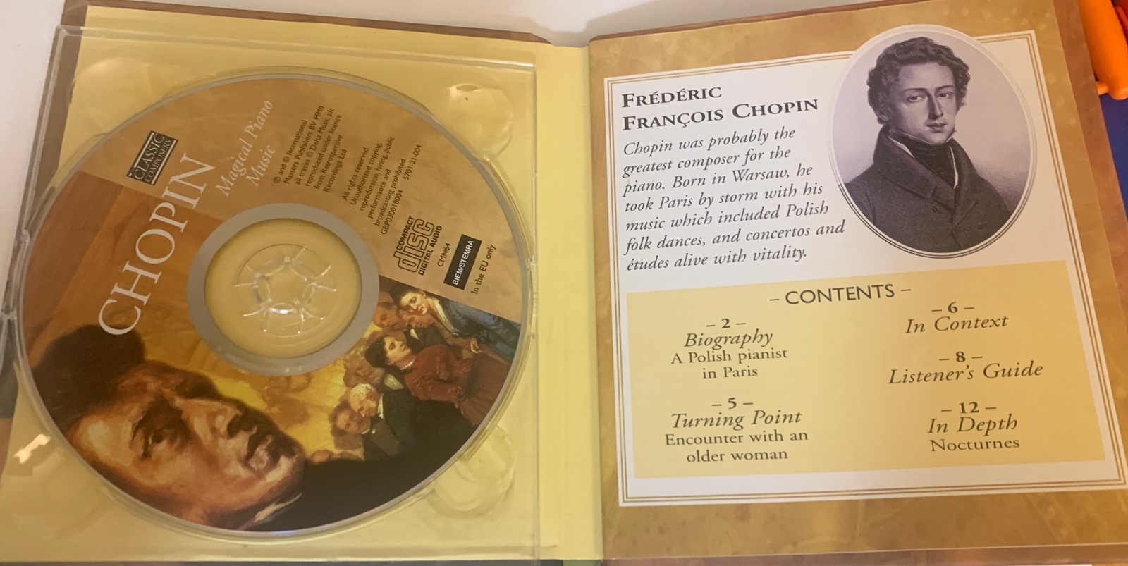 Chopin - Magical Piano Music (CD) + Book, FREE PRIORITY POST, VG | eBay