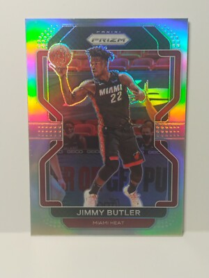 JIMMY BUTLER 2021-22 PANINI PRIZM SILVER PRIZM SP #236 HEAT FREE ...