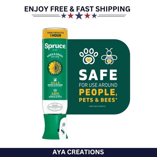Spruce EZ-AIM Weed & Grass Killer –Cracks & Edges , Fast Results in 1 Hr 10oz | eBay