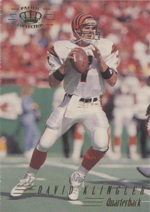 1994 Pacific Crown Collection - David Klingler #408 for sale online | eBay