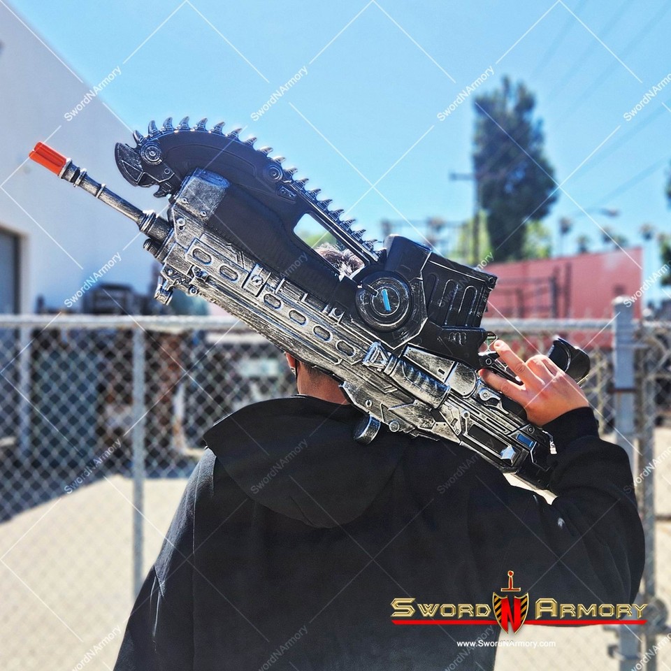 Munetoshi 35" Foam War Gears Lancer Chainsaw Machine Rifle Anime ...