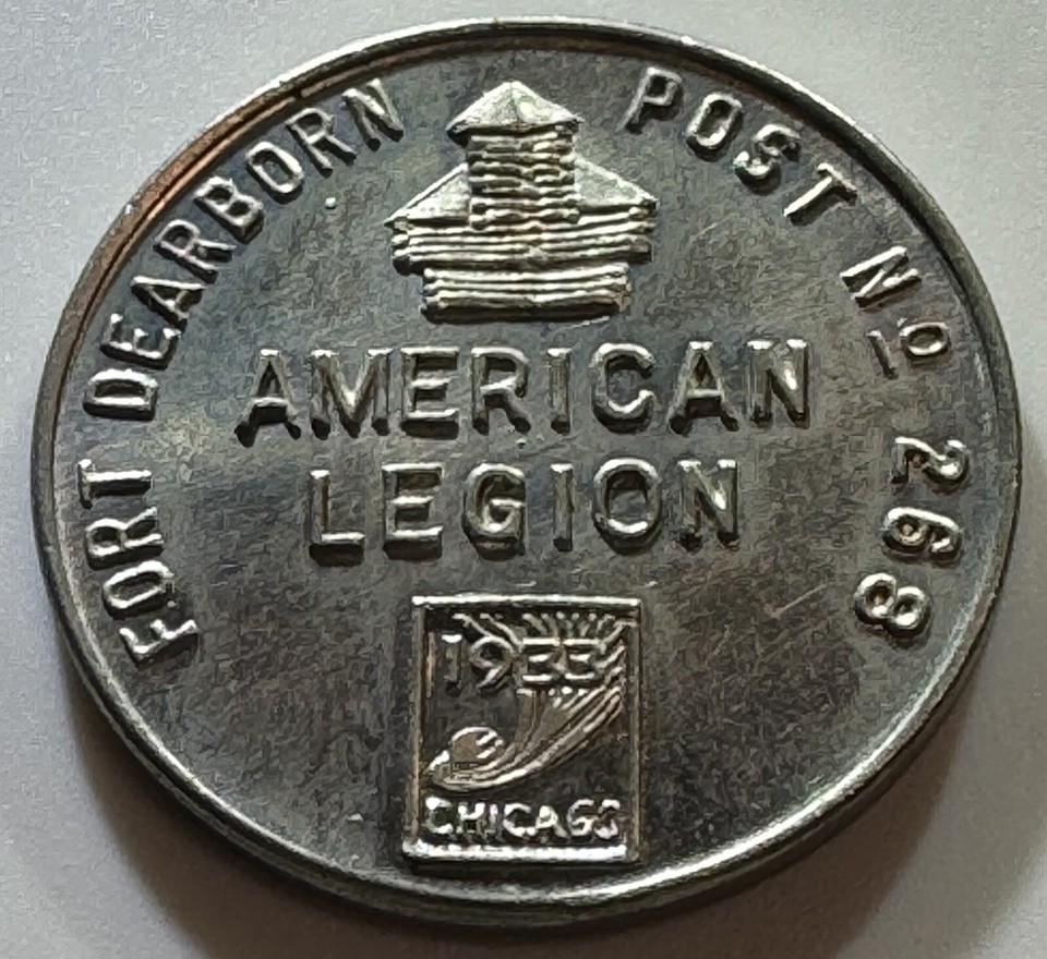 1933 FDR Lucky Tillicum/American Legion Good Luck Chicago World's Fair ...