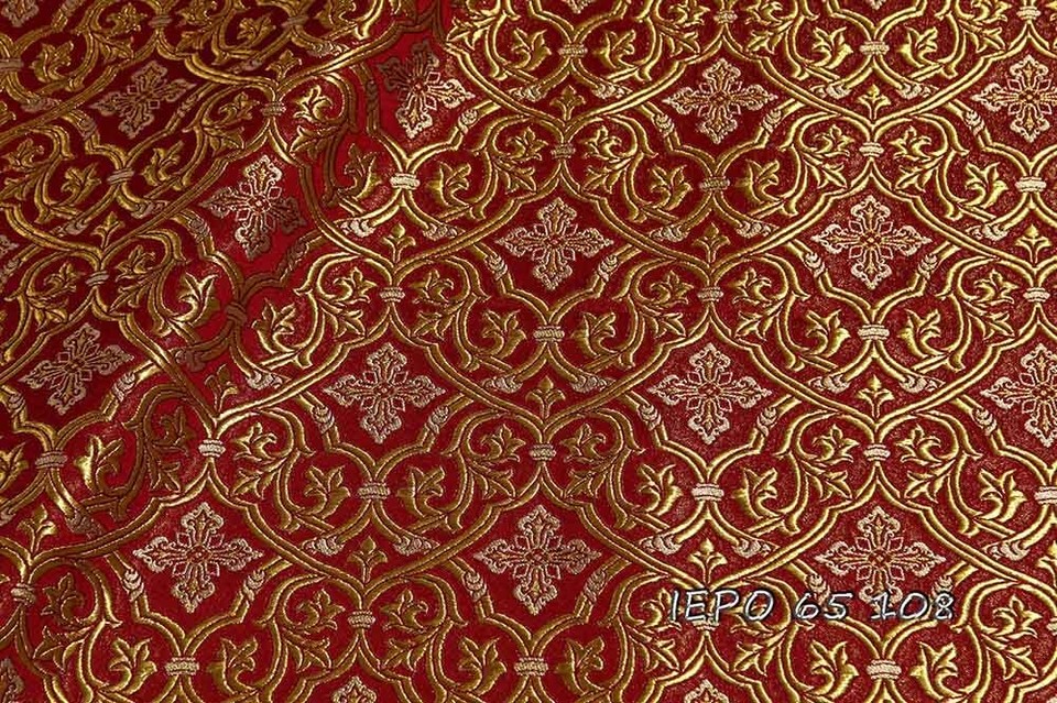 Ecclesiastical Liturgical Vestments Clerical Cross Pattern Metallic ...