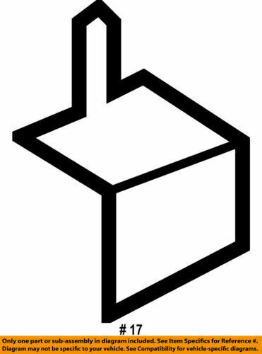 OEM BMW E70 E71 X5 X6 RADIATOR LOWER MOUNTING BRACKET RIGHT 41117174342 ...