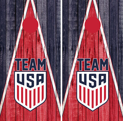 Team USA Cornhole Wraps Vinyl Skins Boards Decals Bag Toss Game Sticker ...