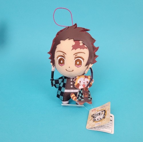 Demon Slayer Tanjiro Rascal Raccoon Plush Kimetsu No Yaiba 5" Mascot ...