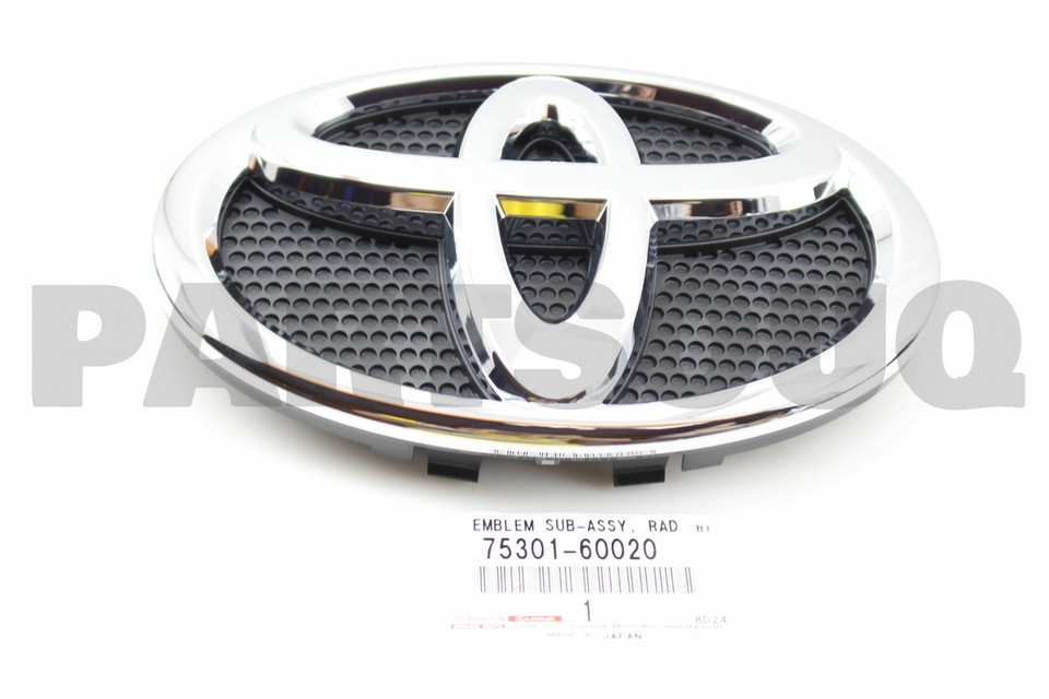 7530160020 Genuine Toyota EMBLEM SUB-ASSY 75301-60020 | eBay