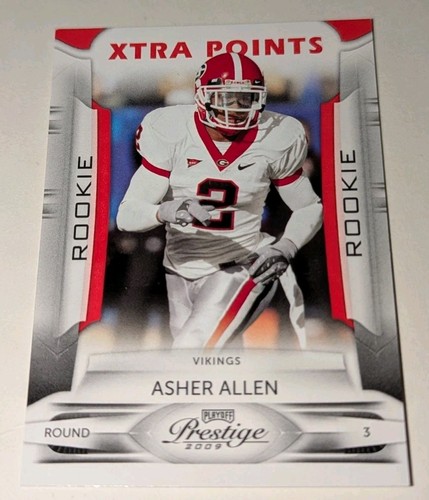 2009 Playoff Prestige - Rookie Asher Allen #108 Xtra Points Red /100 ...