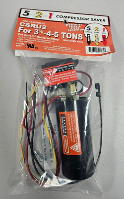 5-2-1 COMPRESSOR SAVER CSRU2 Hard Start Kit 3.5-4-5 tons AC HVAC ...