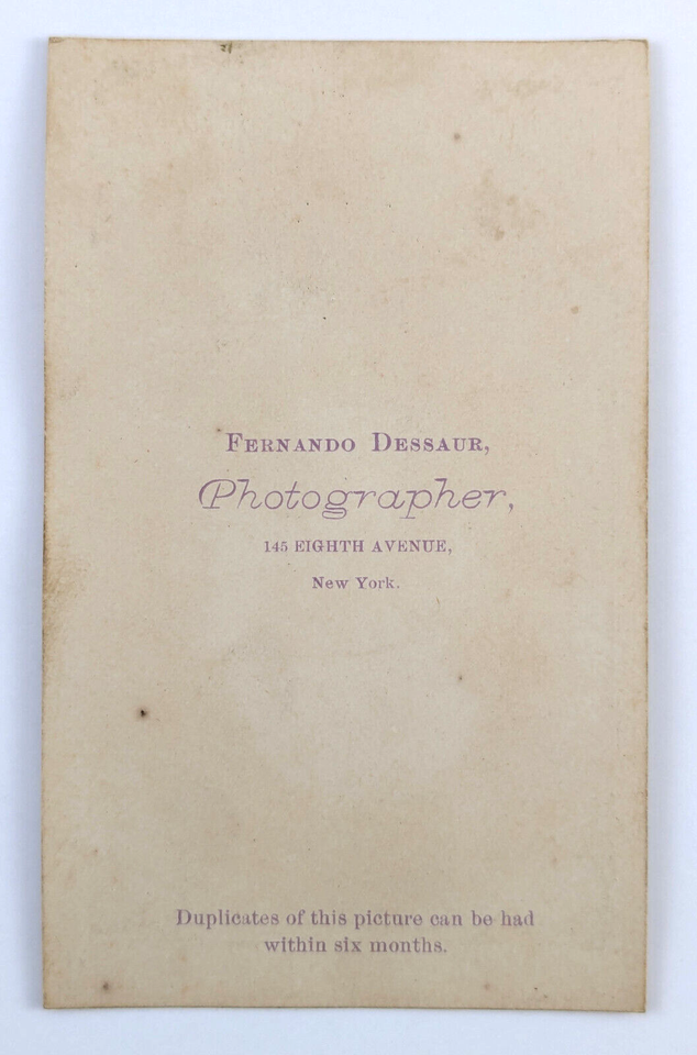 1860s CDV Photograph Victorian Couple Man And Woman Fashion Dessaur New ...