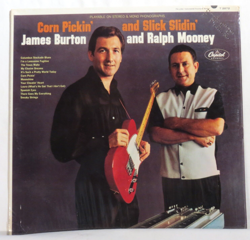 JAMES BURTON / RALPH MOONEY – Corn Pickin', Slick Slidin' 1968 US Promo ...