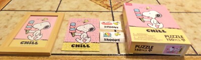 Miniso 150 Piece Jigsaw Puzzle - Peanuts Snoopy Woodstock Chill ...