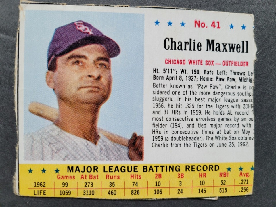 1963 POST CEREAL BASEBALL CARDS You Pick Complete your Set Choose your ...