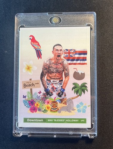 Max Holloway Custom Downtown Style Art Card UFC | eBay