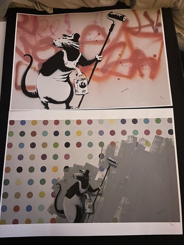 Lot Of 9 Banksy POW Prints + COA Mint/Near Mint Condition | eBay
