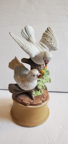 Shafford Two Dove Figurine Wind Up Music Box | eBay