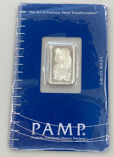 Pamp 5 Gram .9995 Platinum carded Bar .1607APW scuffy holder L20987 | eBay