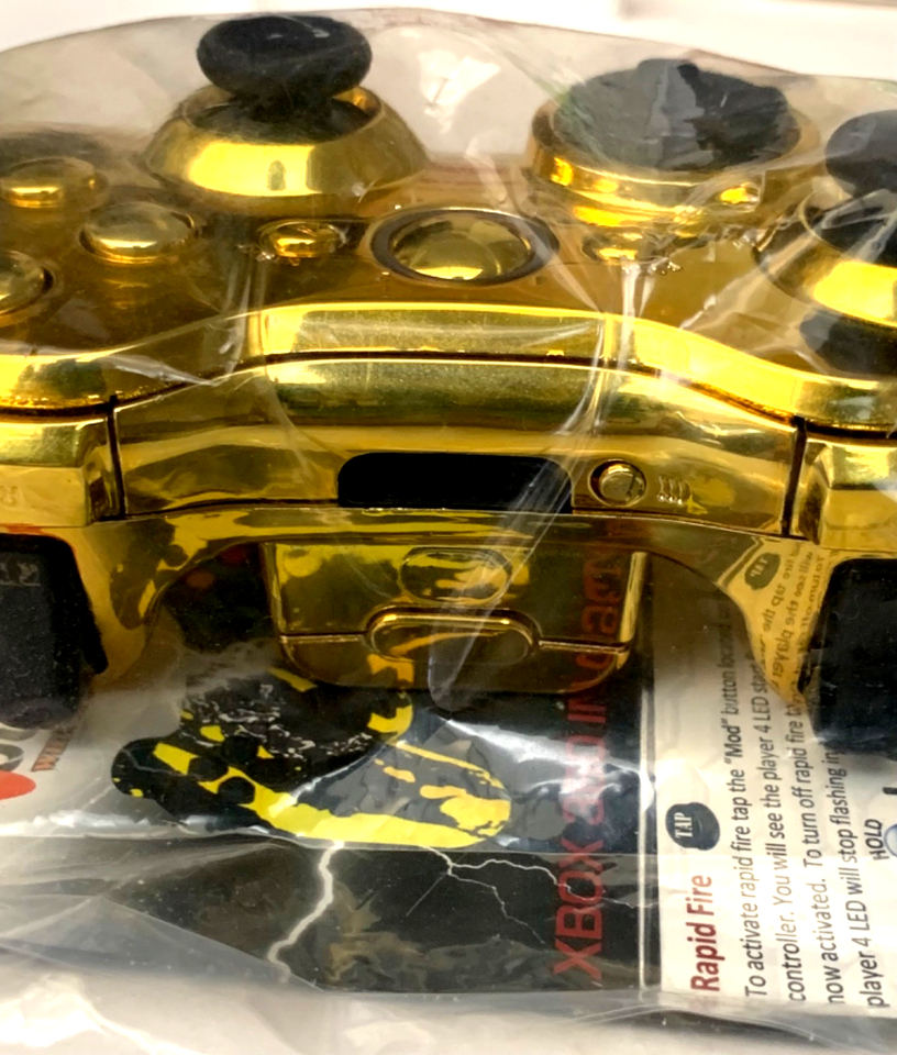 MODDED ZONE Gold Controller XBOX 360 Complete Battery Pack + Instructions UNUSED | eBay