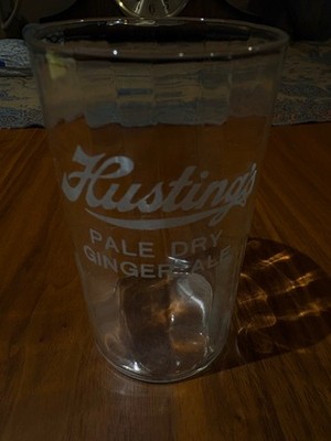 HUSTINGS PROHIBITION ERA GINGER ALE GLASS | eBay