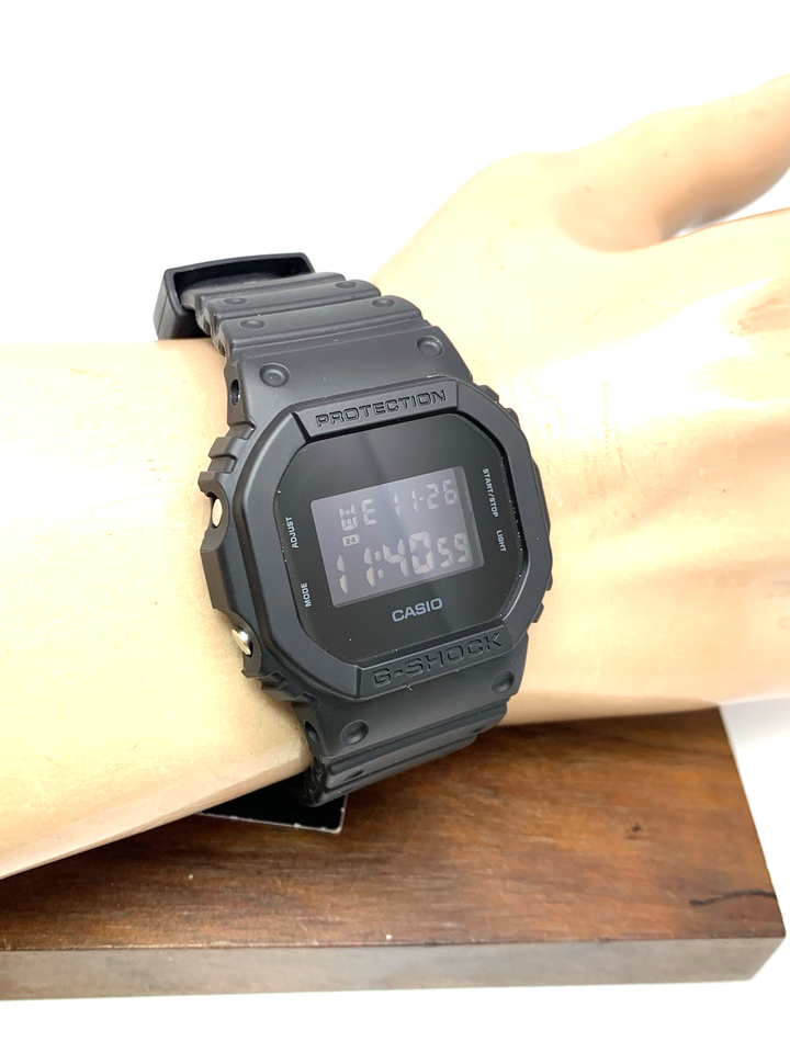 Casio G-Shock Men's Watch DW5600BB-1 Quartz Digital Black Resin Sport ...