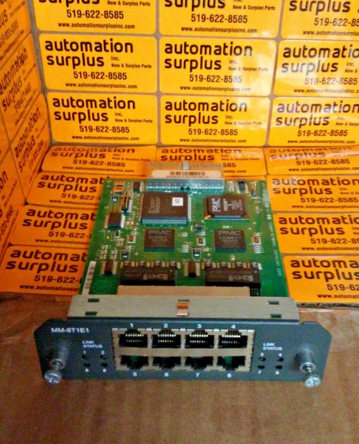 Nortel MM-8T1E1 8port T1/E1 Module SR2104007 for 3120 Secure Router for ...