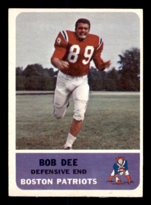 1962 Fleer Football #8 Bob Dee EX | eBay