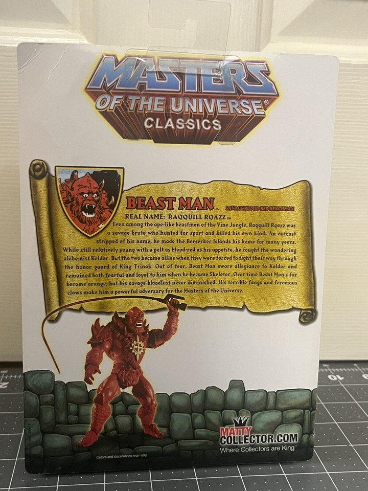 Masters of Universe Classics MOTUC Red Beast Man Figure PowerCon ...