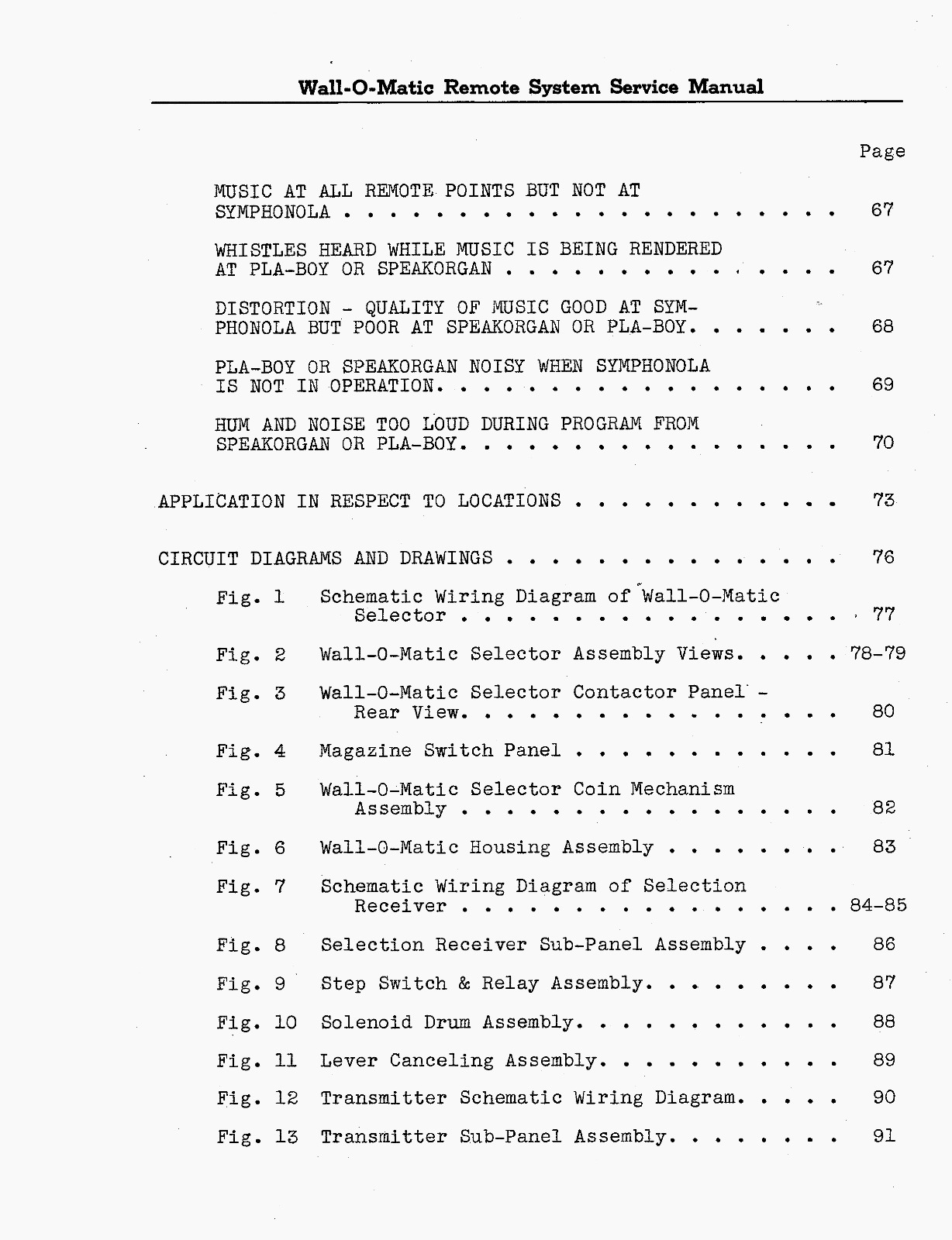 Seeburg Wall-O-Matic Remote Control, Wall-O-Matic Speaker Remote ...