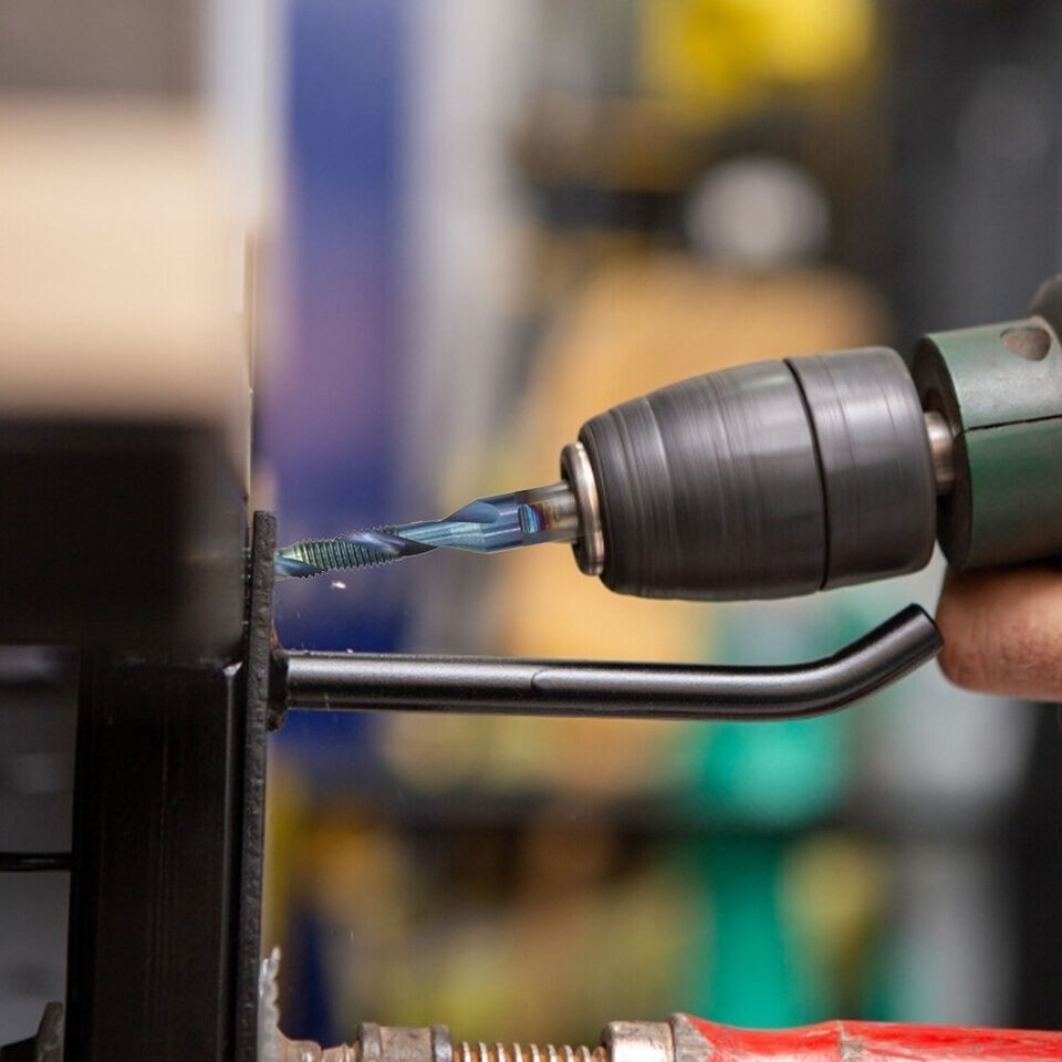 12Pcs HSS Hex Shank Drill Bits Tap M3-M10 Metric SAE Screw Thread Drill ...