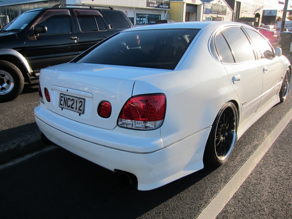 Clear Red LED Tail Lights & LED fog light for 98-05 Lexus GS300 GS400 ...