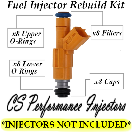 Fuel Injectors Rebuild Repair Kit fits 0280155857 for 99-01 Ford ...