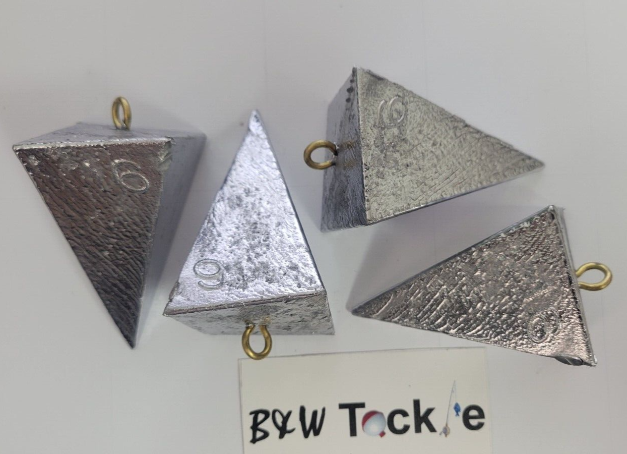 25 PYRAMID 16 oz. SINKERS LEAD FISHING WEIGHTS FREE SHIPPING | eBay