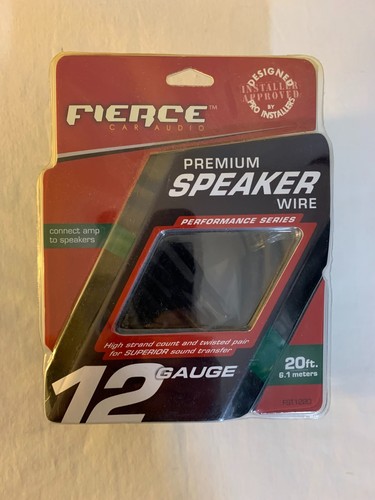 Fierce Car Audio Premium Speaker Wire 16 Gauge 20ft | eBay