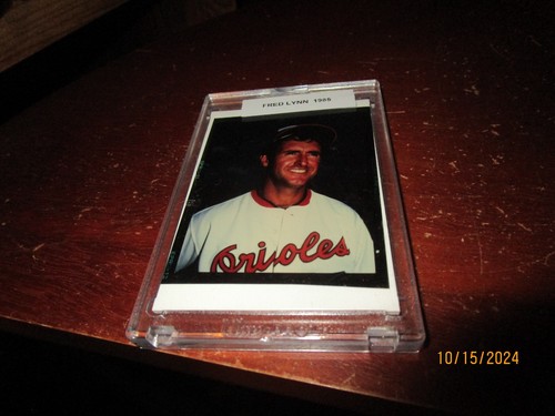 Topps Vault 1985 Fred Lynn Baltimore Orioles Baseball Card Negative ...