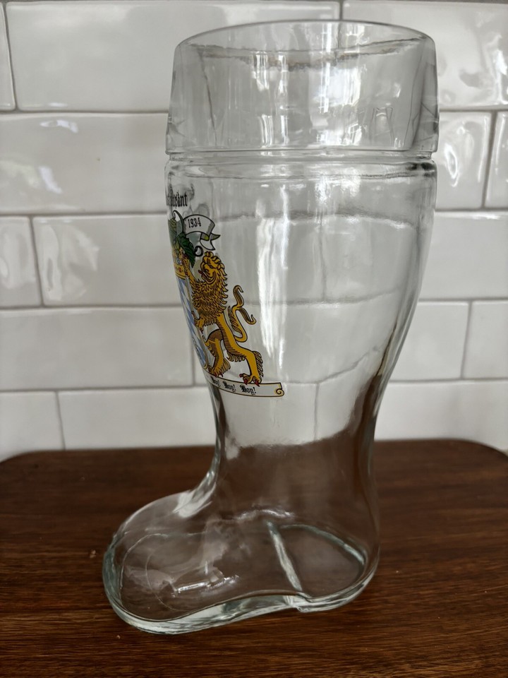 Das Boot Beer Drinking Glass 1Liter East Side Restaurant College Frat ...
