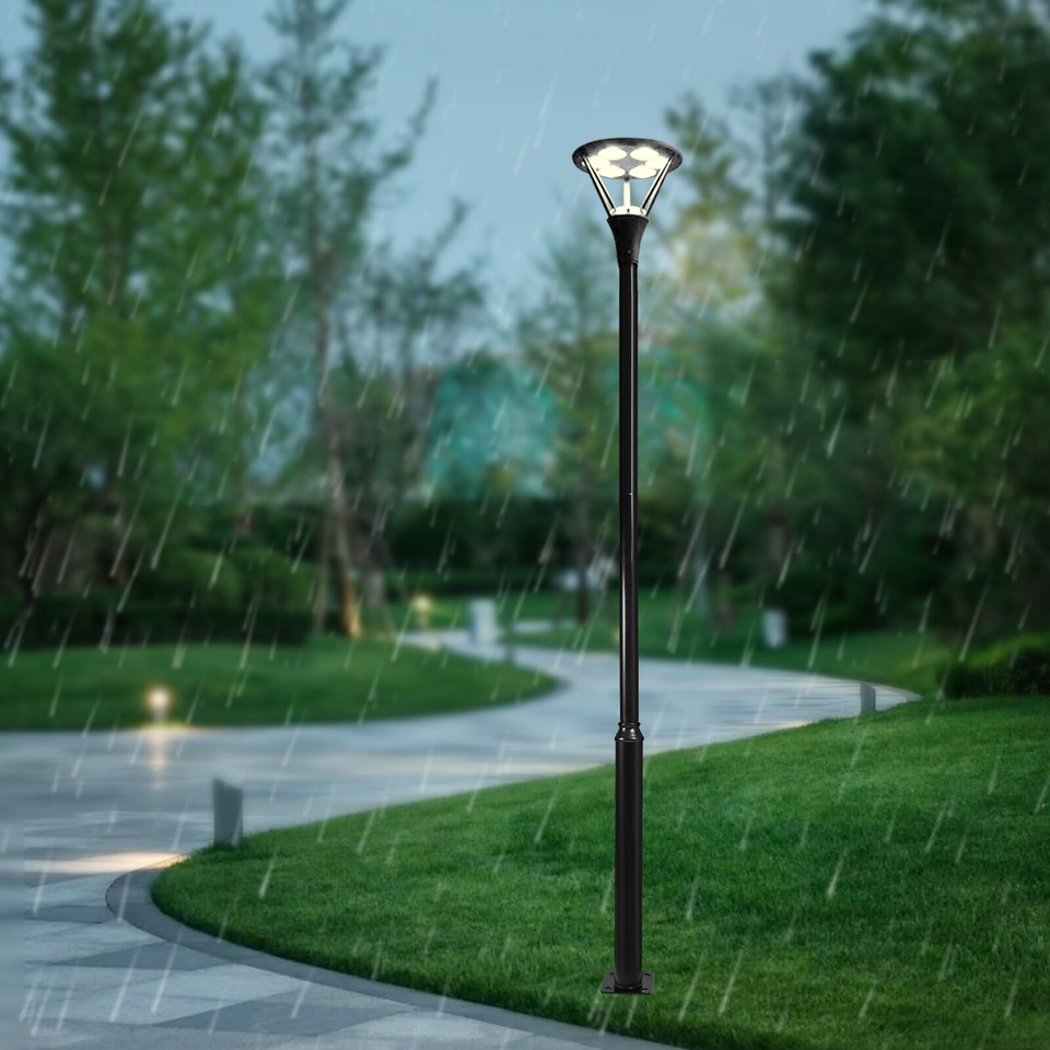3M Outdoor Split Street Light Pole Size Pole Courtyard Lighting Post ...