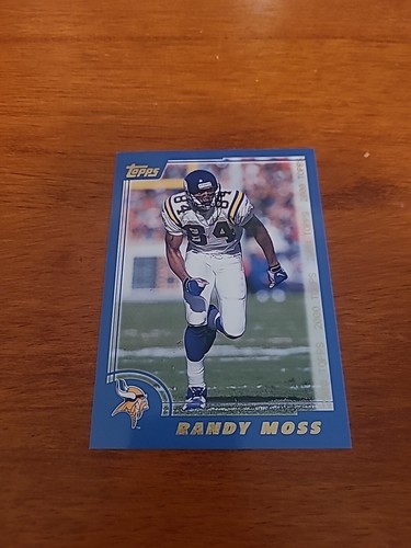 Nice 2000 Topps Randy Moss Jumbo Card #4 Of 8 | eBay