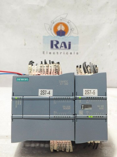 SIEMENS SIMATIC S7-1200 CPU 1212C DC/DC/DC + SM 1223 DC/DC PLC MODULE ...