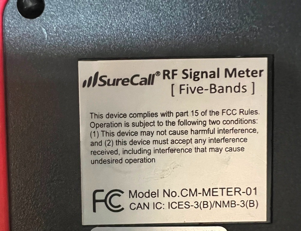 One (lot of 5) Surecall Five-Bands RF Signal Meter CM-METER01 | eBay