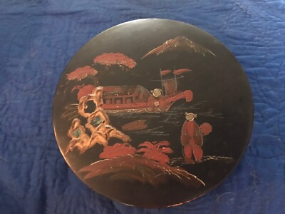 Boxes - Antique Japanese Round Box