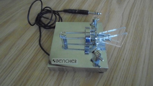 Bencher BY-2 Chrome Morse Code Iambic Telegraph CW Paddle Key Keyer BY2 ...