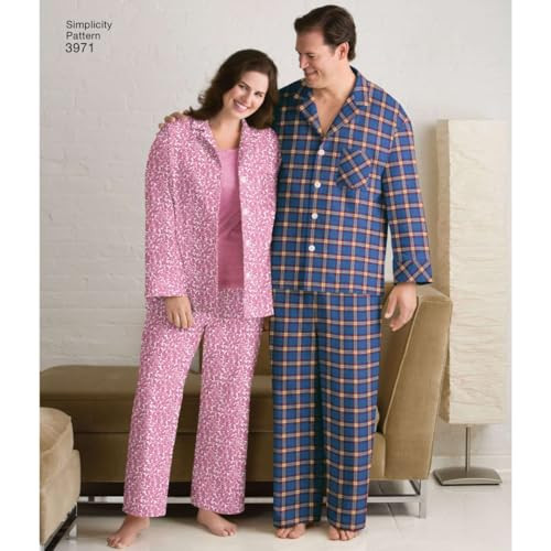 Simplicity 3971 Plus Size Sleepwear Sewing Pattern XL XXL XXXL 3 Looks ...